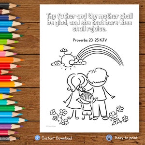 Happy Mothers Day Coloring, I Love Mom Coloring, Mothers Day With Bible ...
