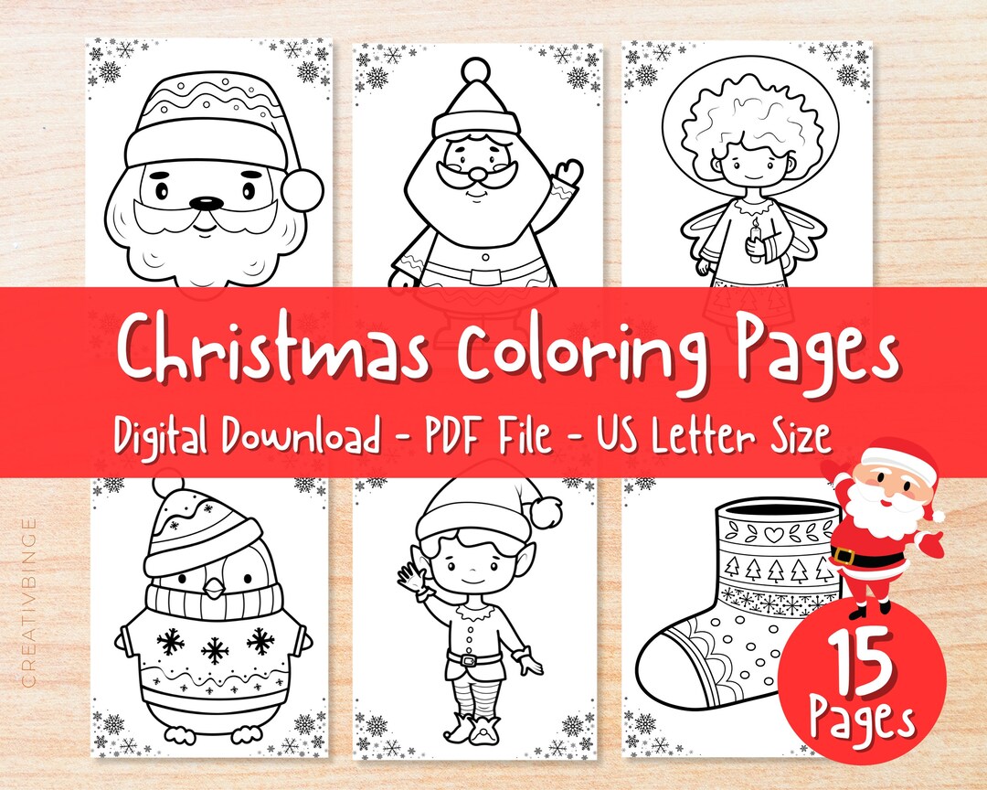 Christmas Coloring Pages, Holiday Activities, Winter Coloring Page ...