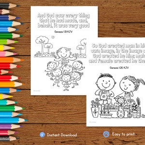 Bible Verse Coloring Pages | Bible Coloring Pages for Kids | the ...