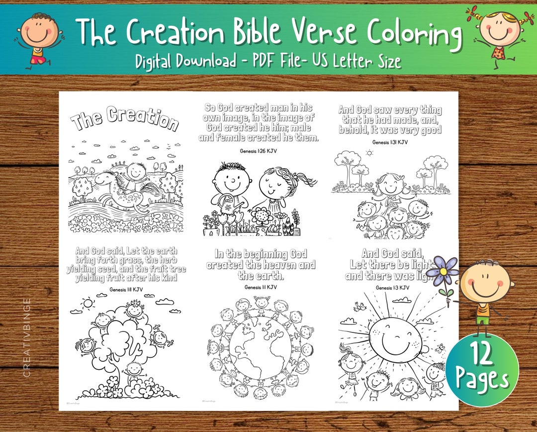 Bible Verse Coloring Pages | Bible Coloring Pages for Kids | the ...