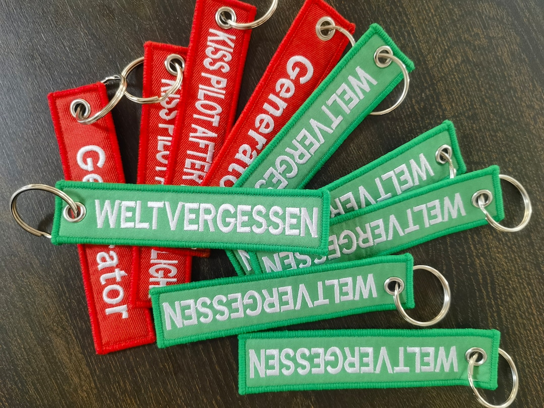 Custom Embroidery Key Tag |custom Keychain | Sports Team Keychain ...