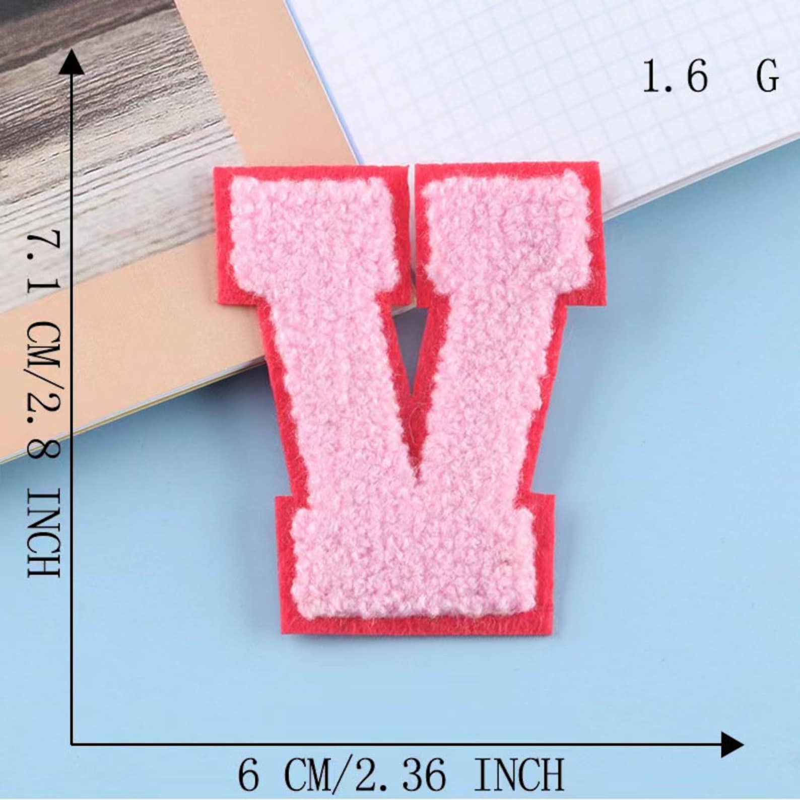 Multi Colors Letters Embroidered Patches for DIY Clothing Bags Jacket ...