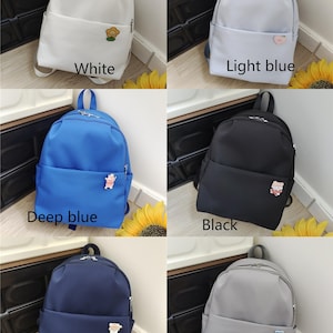 Personalized Nylon Small Backpack for Preschool Girl and Boys With Cute ...