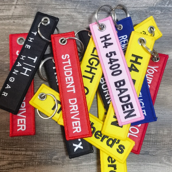 Custom Jet Tag Keychain - Etsy