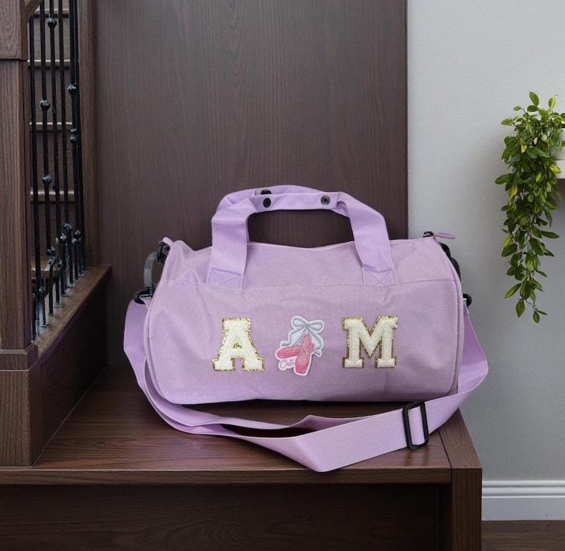 Custom Dance Bag for Girl,chenille Letter Duffle Bag for Kids, Gift for ...