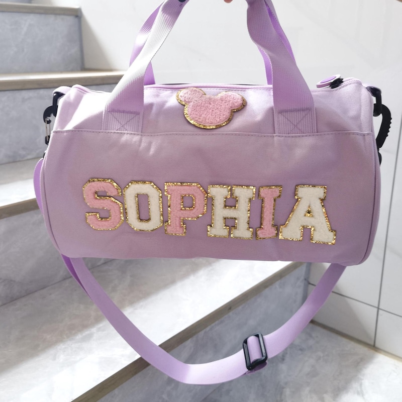 Kids Purple Duffle Bag - Etsy UK