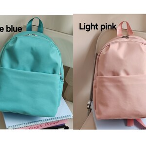 Personalized Nylon Small Backpack for Preschool Girl and Boys With Cute ...