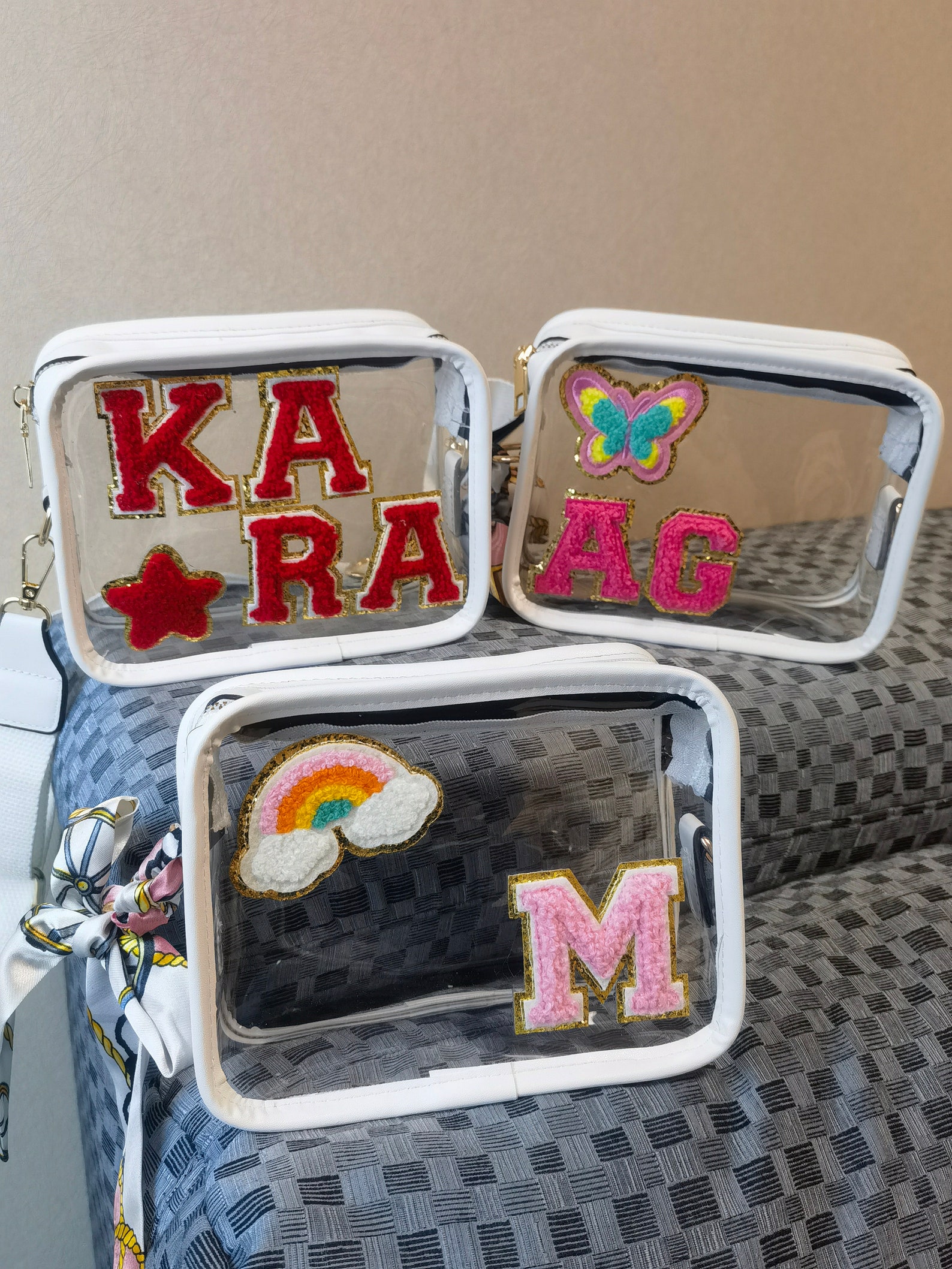 Custom Clear Stadium Bag Stadium Bag Silk Scarf Clear - Etsy