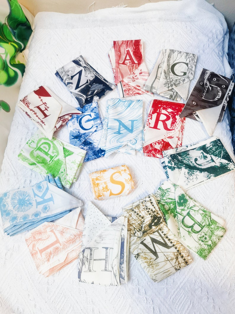 Personalized Letters A to Z Alphabet Patterned Skinny Scarf for Use as ...
