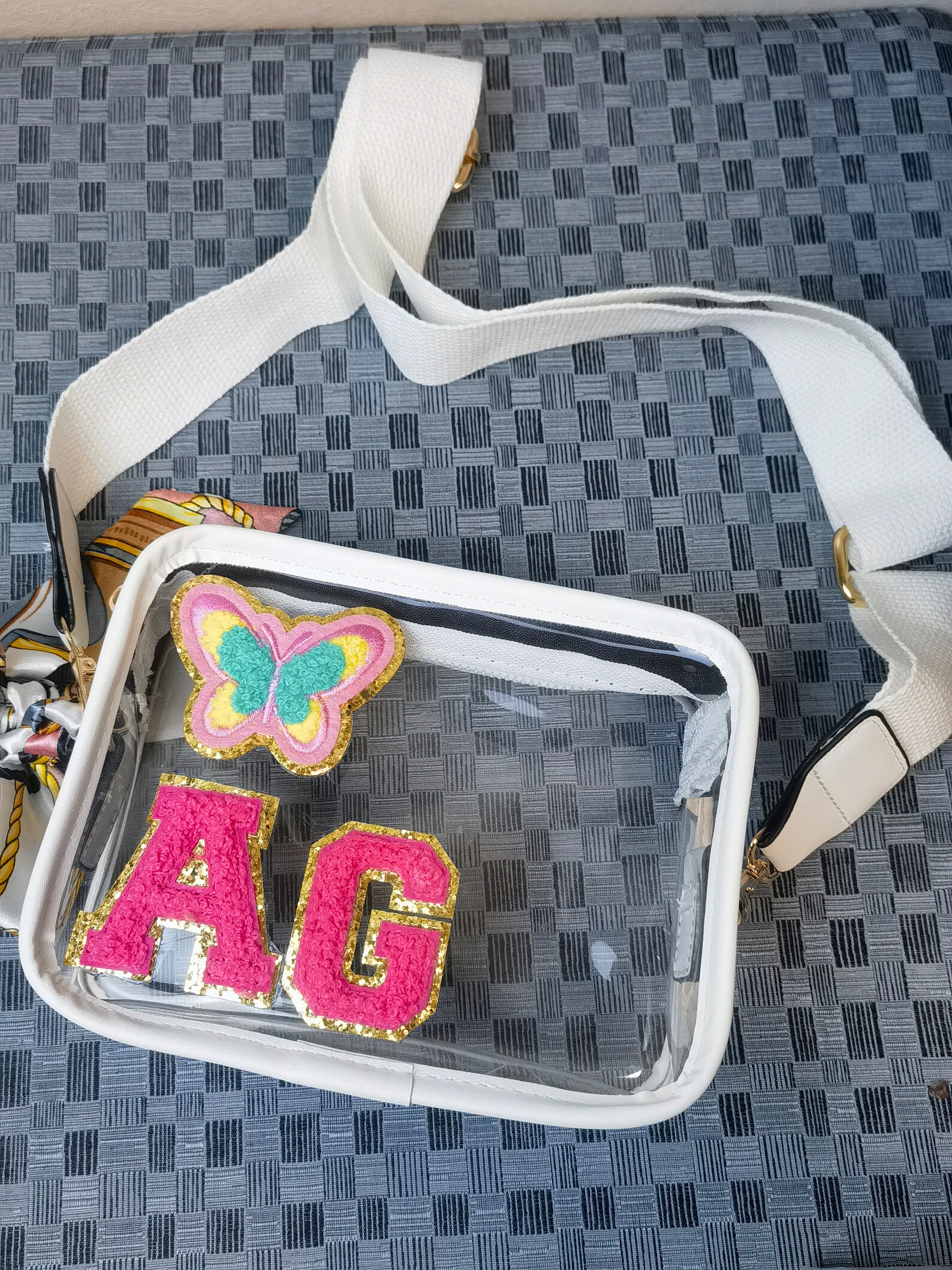 Custom Clear Stadium Bag Stadium Bag Silk Scarf Clear - Etsy