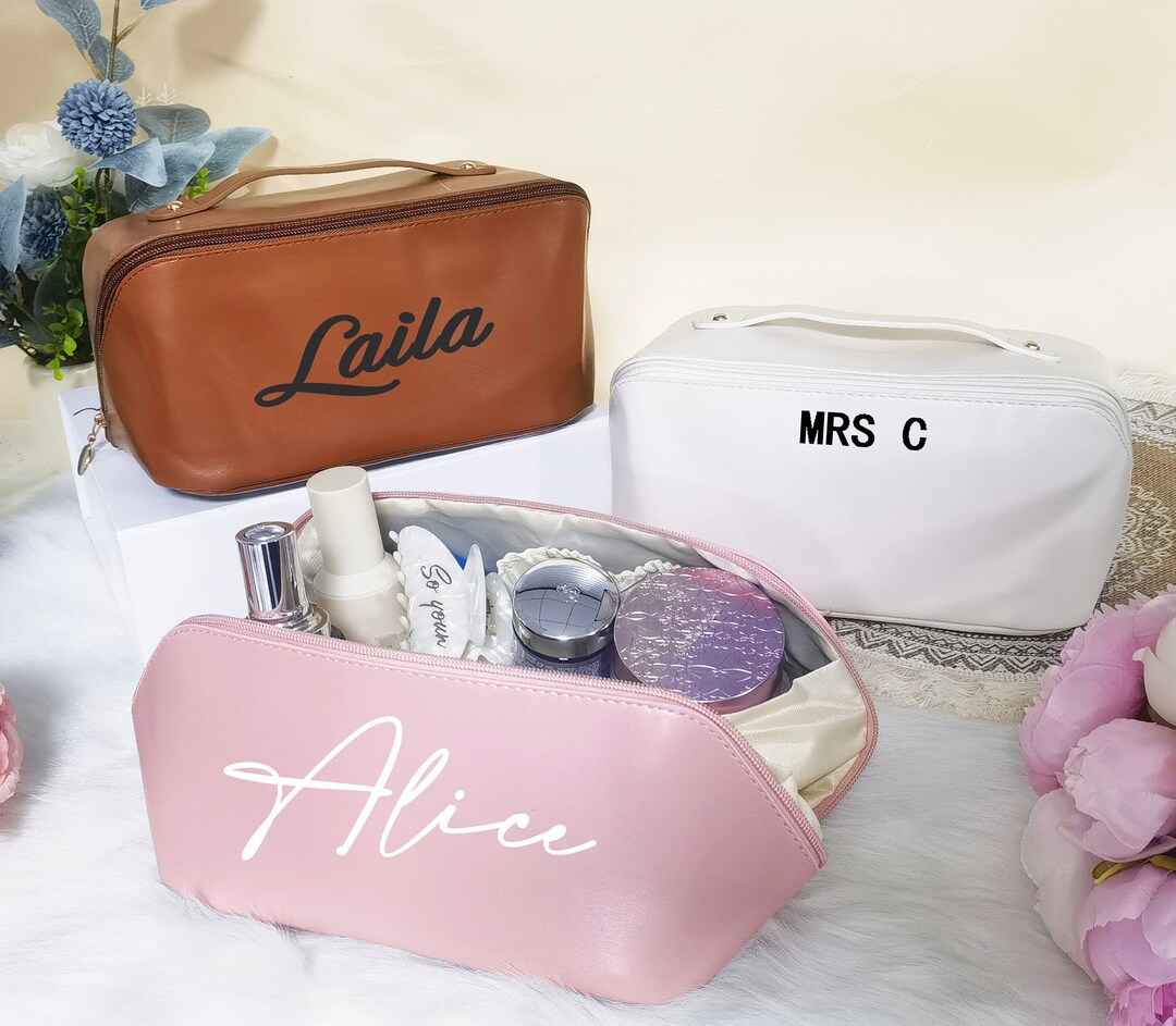 Personalized Makeup Bag, Toiletry Bag, Bridesmaid Proposal ...