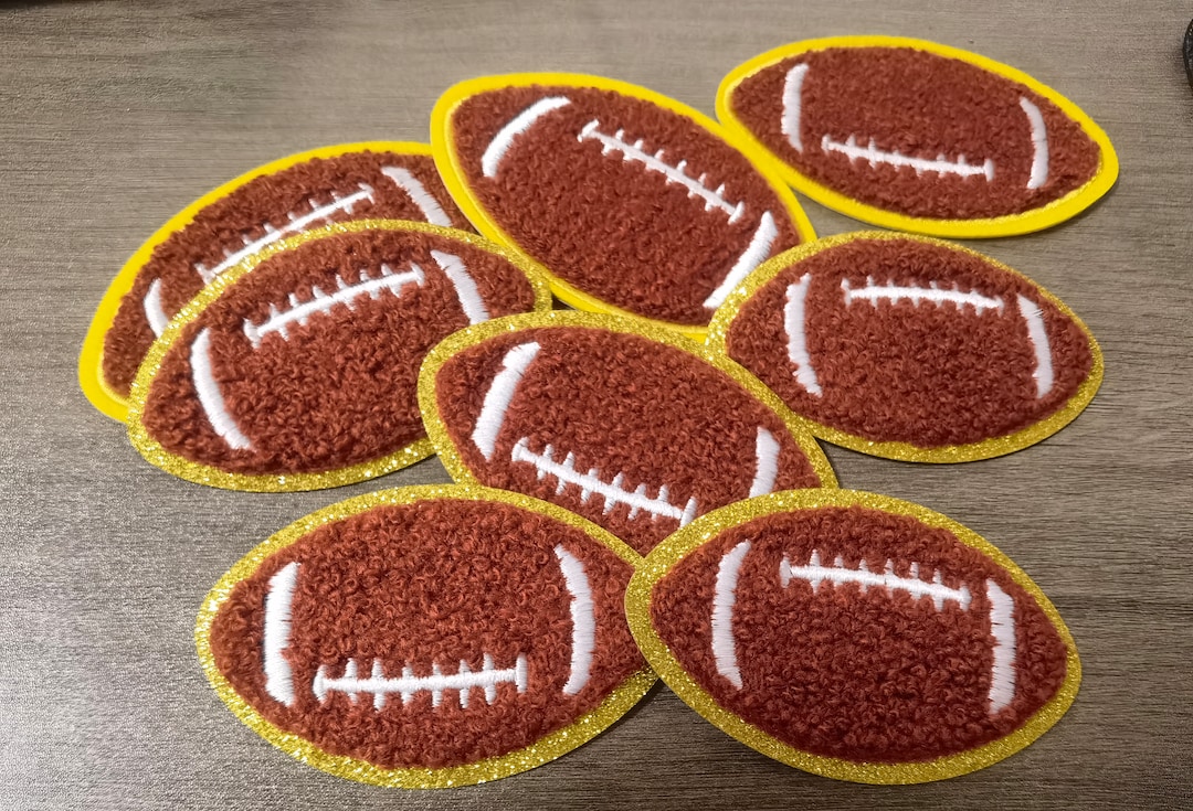 Patches Chenille Football Baseball Basketball Soccer Rugby Iron on ...