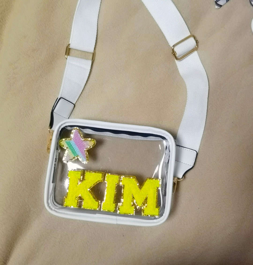 Clear Stadium Bag / Clear Crossbody Purse / Customizable Stadium Bag ...
