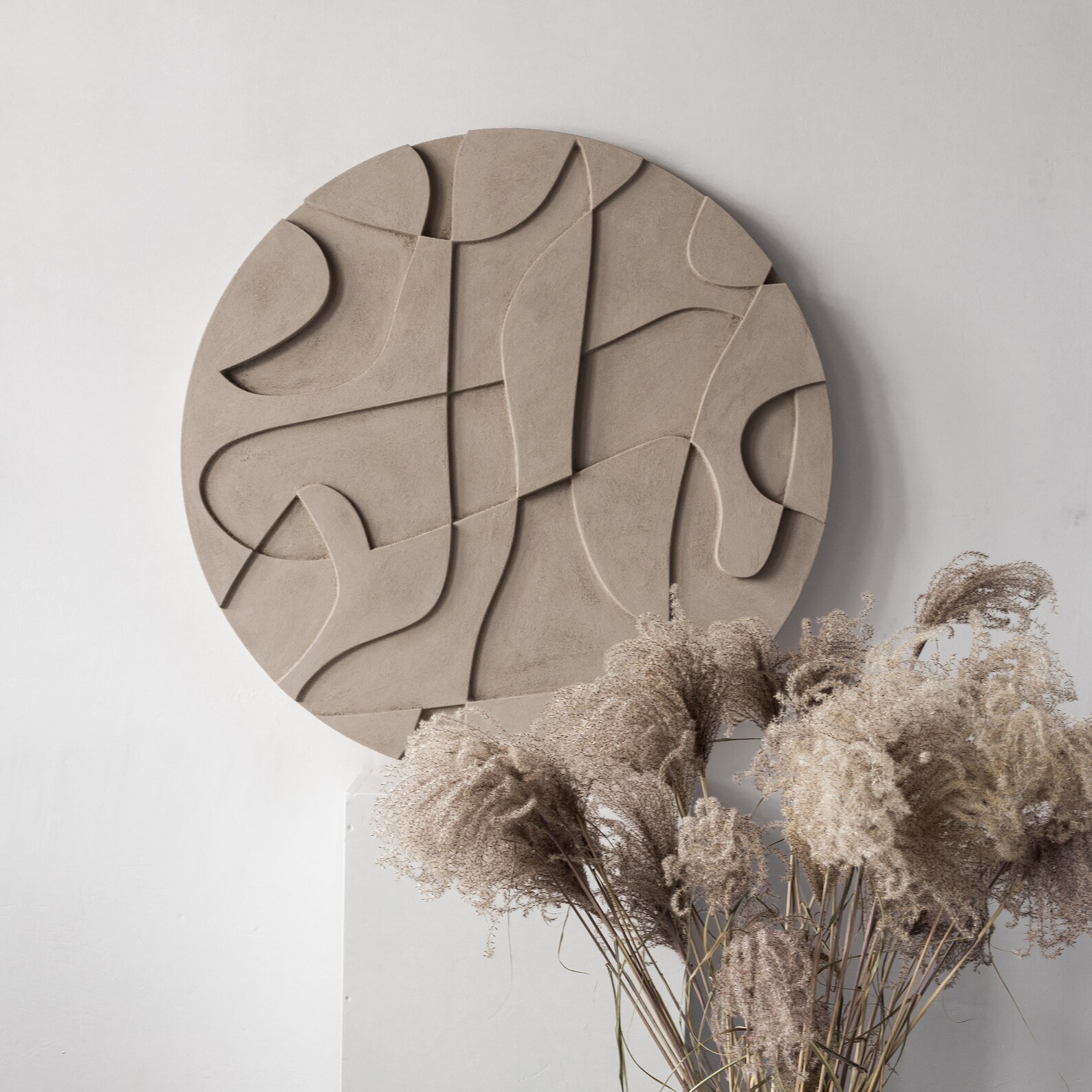 Large Wall Relief | Wall Decor | Abstract Wall Art | Geometric Minimal ...