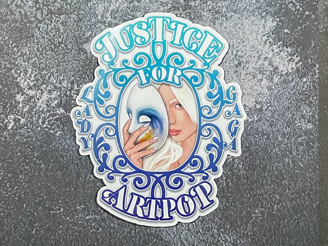 Justice for Artpop Sticker | Lady Gaga Vinyl Decals | Gaga Little ...