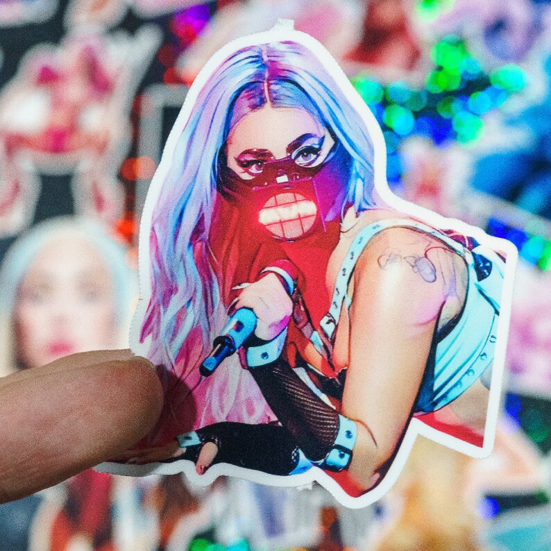Lady Gaga LG6 Chromatica Vinyl Sticker Pack | 22 Waterproof Gaga ...