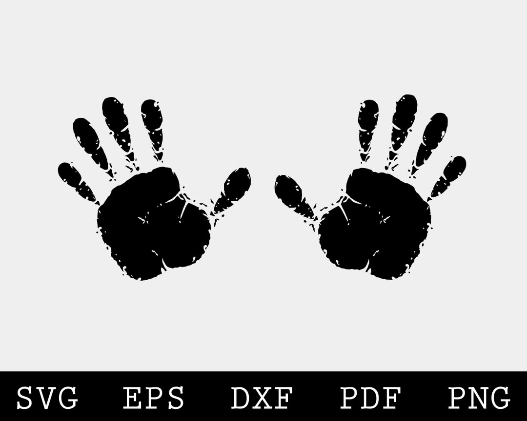 Handprints SVG Kids Handprints SVG Hands SVG Hands Clipart - Etsy
