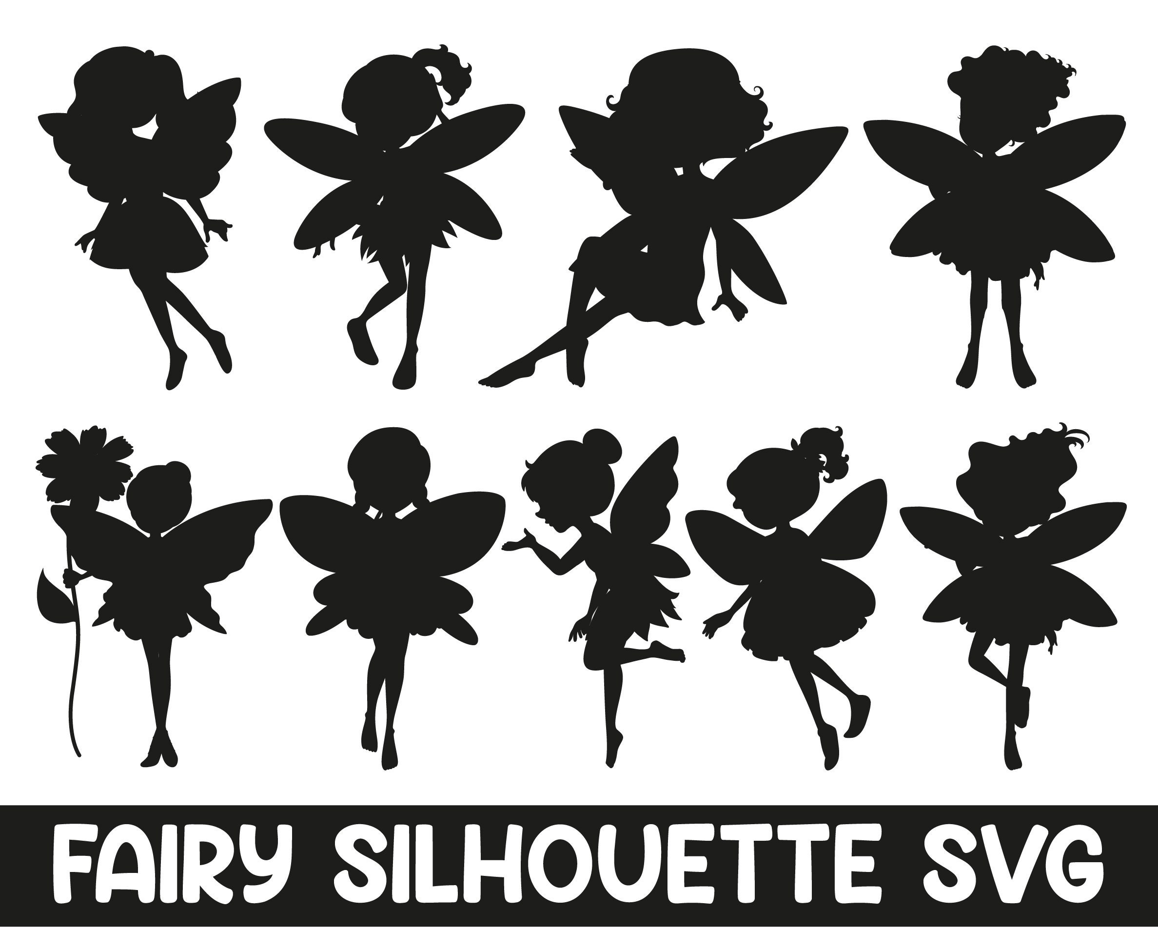 FAIRY SVG Fairy Silhouette Tooth Fairy Svg Fairy Clipart - Etsy Australia