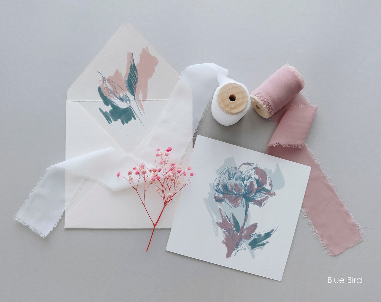 Abstract Botanical Line Art, Modern Abstract Design Elements, Abstract ...