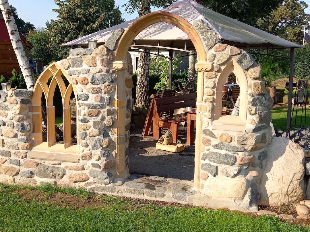 Gothic Arch, Gothic Arch, Archway, Stone, Portal, Gate, Door, Crowning ...