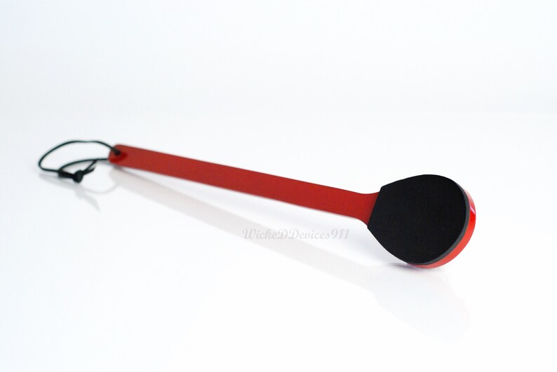 Round Spanking Paddle, Red With Spikes - Etsy