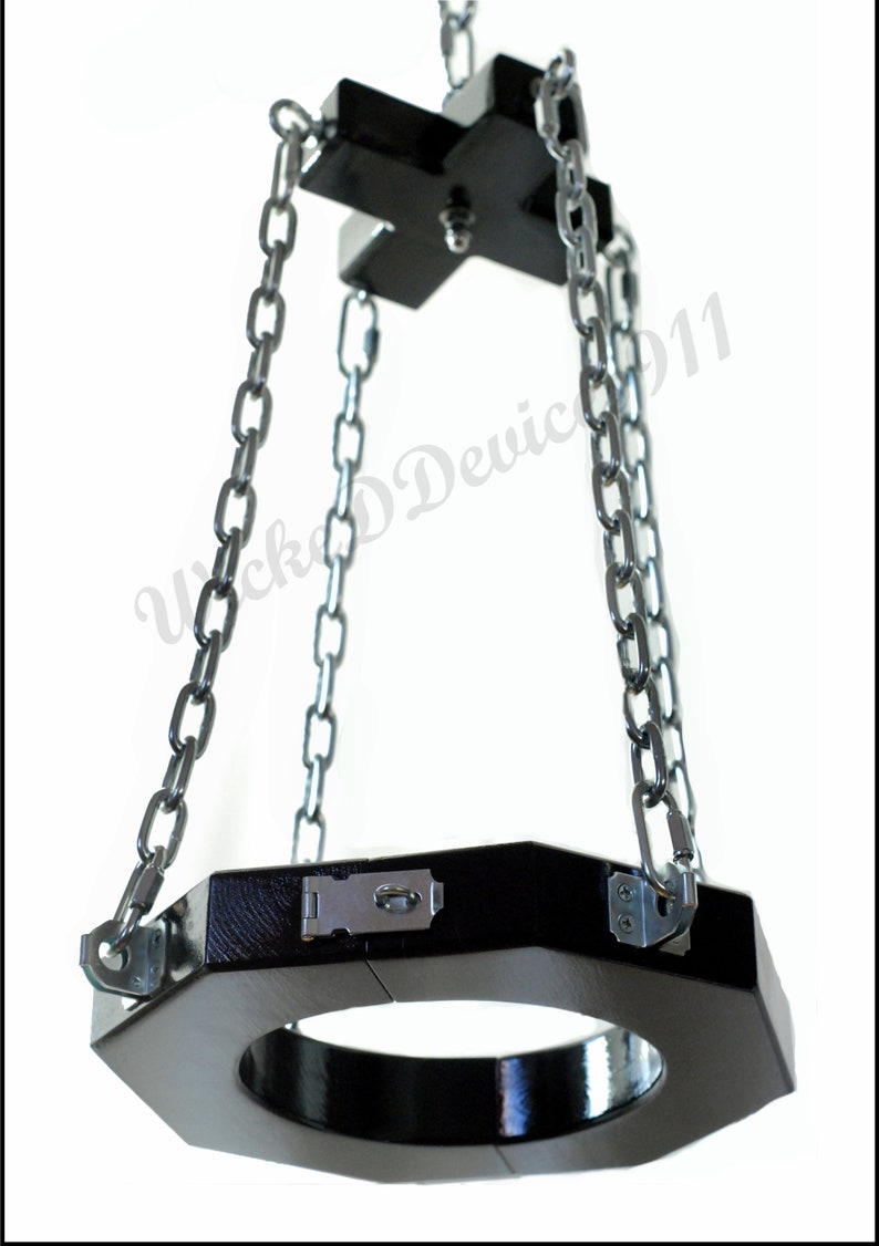 Hanging Head Stock Pillory Octagon in Shape With Added Chains - Etsy