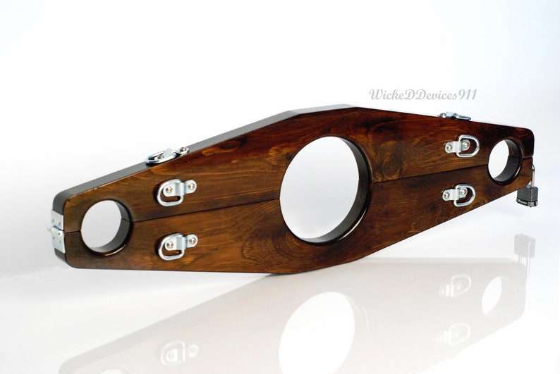 Neck and Wrist Stock Pillory Solid Wood Hanging Head and Wrist Bondage ...