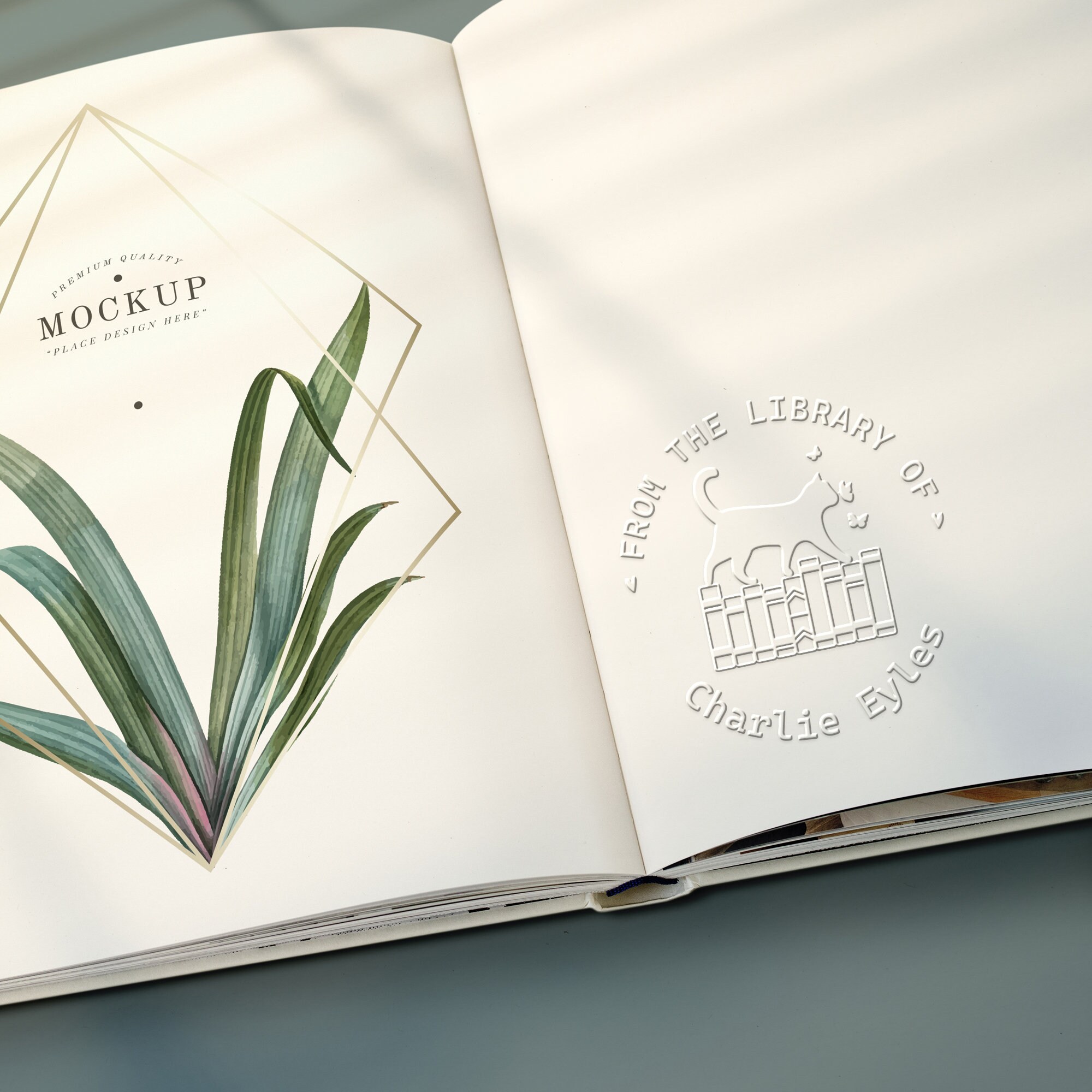 Personalized Book Embosser from the Library of Book Embossercustom ...