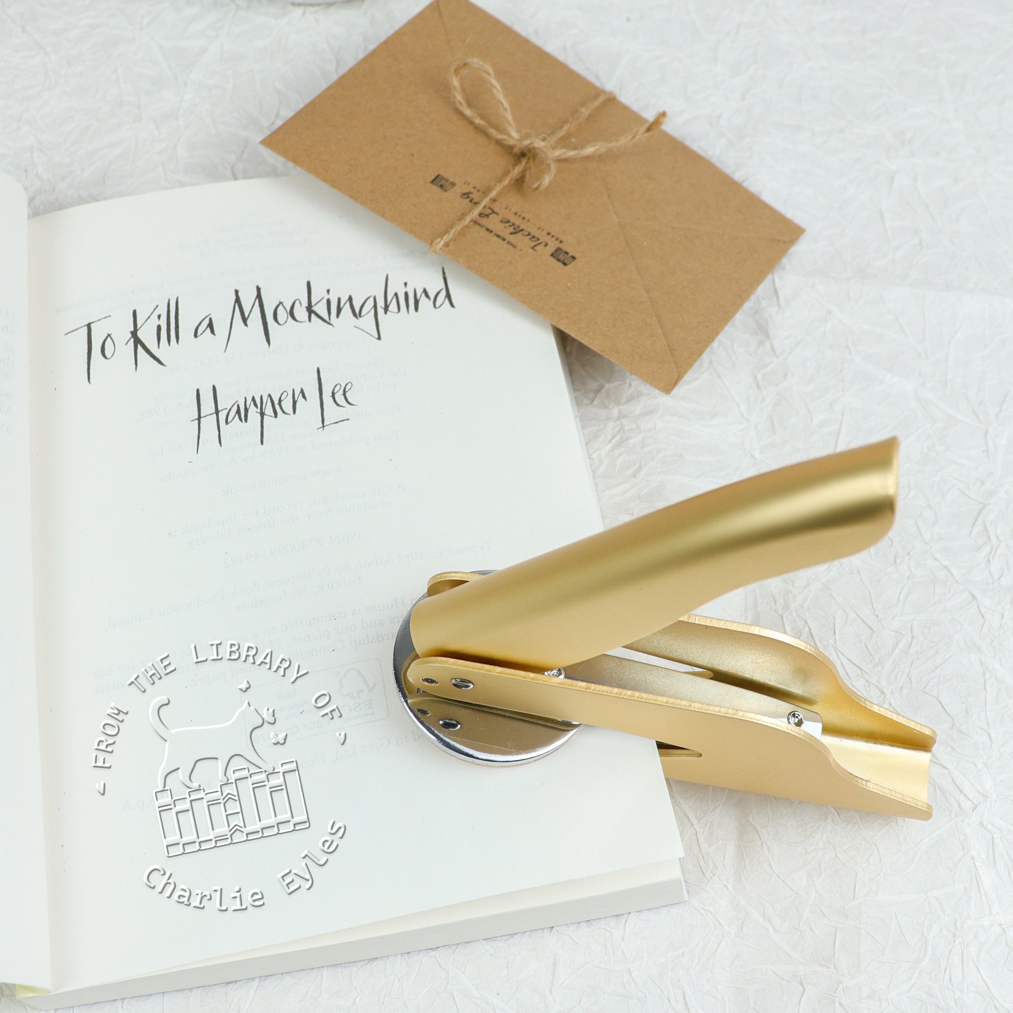 Personalized Book Embosser from the Library of Book Embossercustom ...