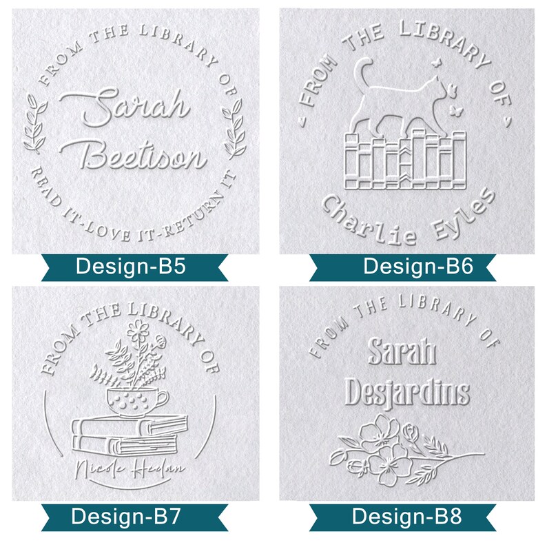 Personalized Book Embosser from the Library of Book Embossercustom ...