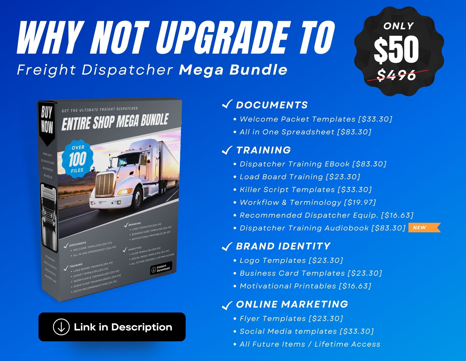 Dispatcher Business Card Canva Template, Logistics & Trucking Business ...