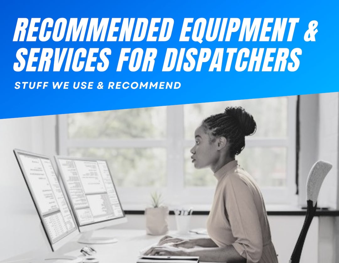 Freight Dispatcher Starter Kit, Recommended Equipment & Services, Stuff We Use and Recommend - Etsy