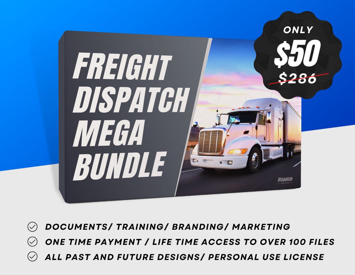 Freight Dispatcher Entire Shop Mega Bundle Perfect for - Etsy