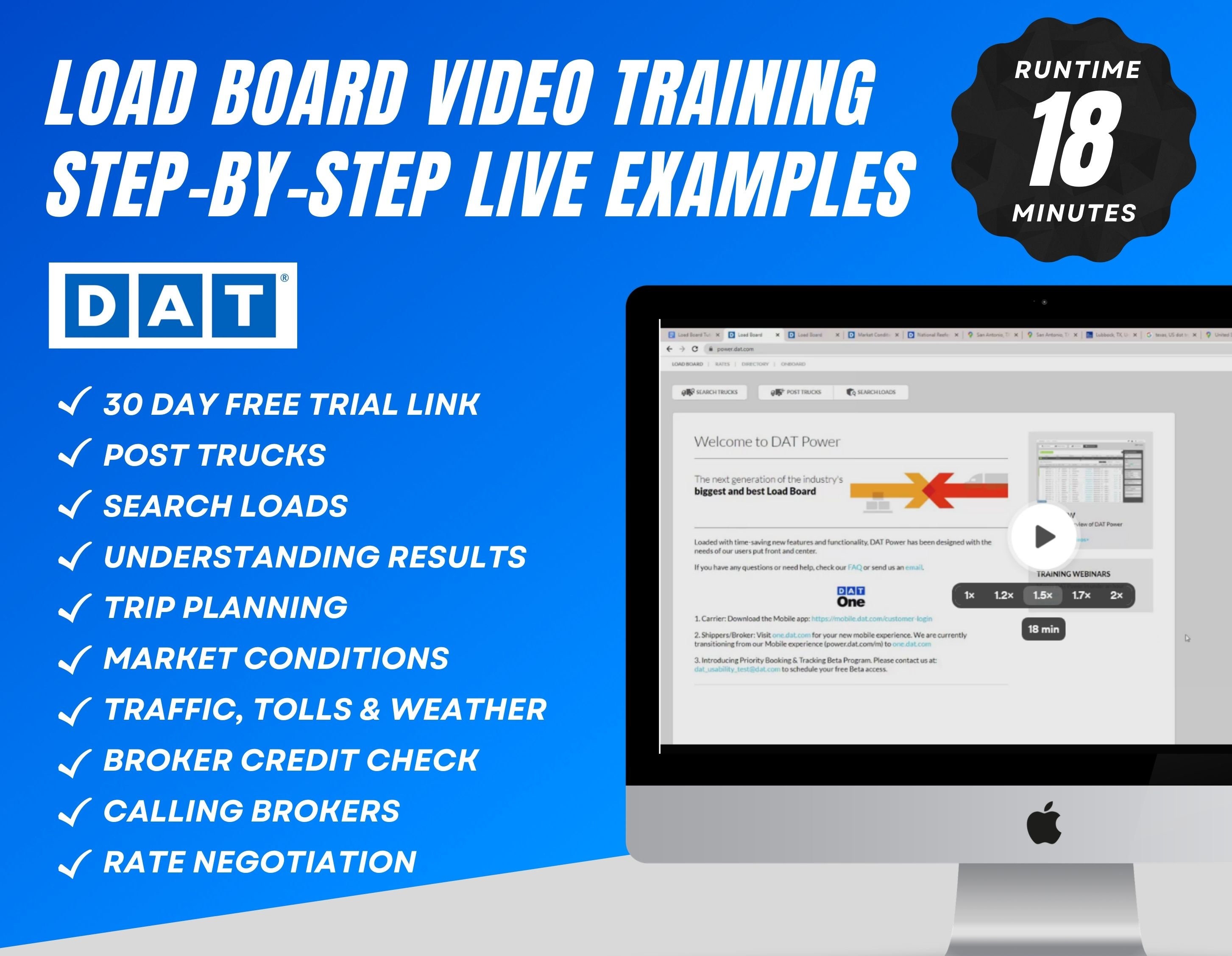 Freight Dispatcher Load Board Training Step by Step Video Tutorial With ...