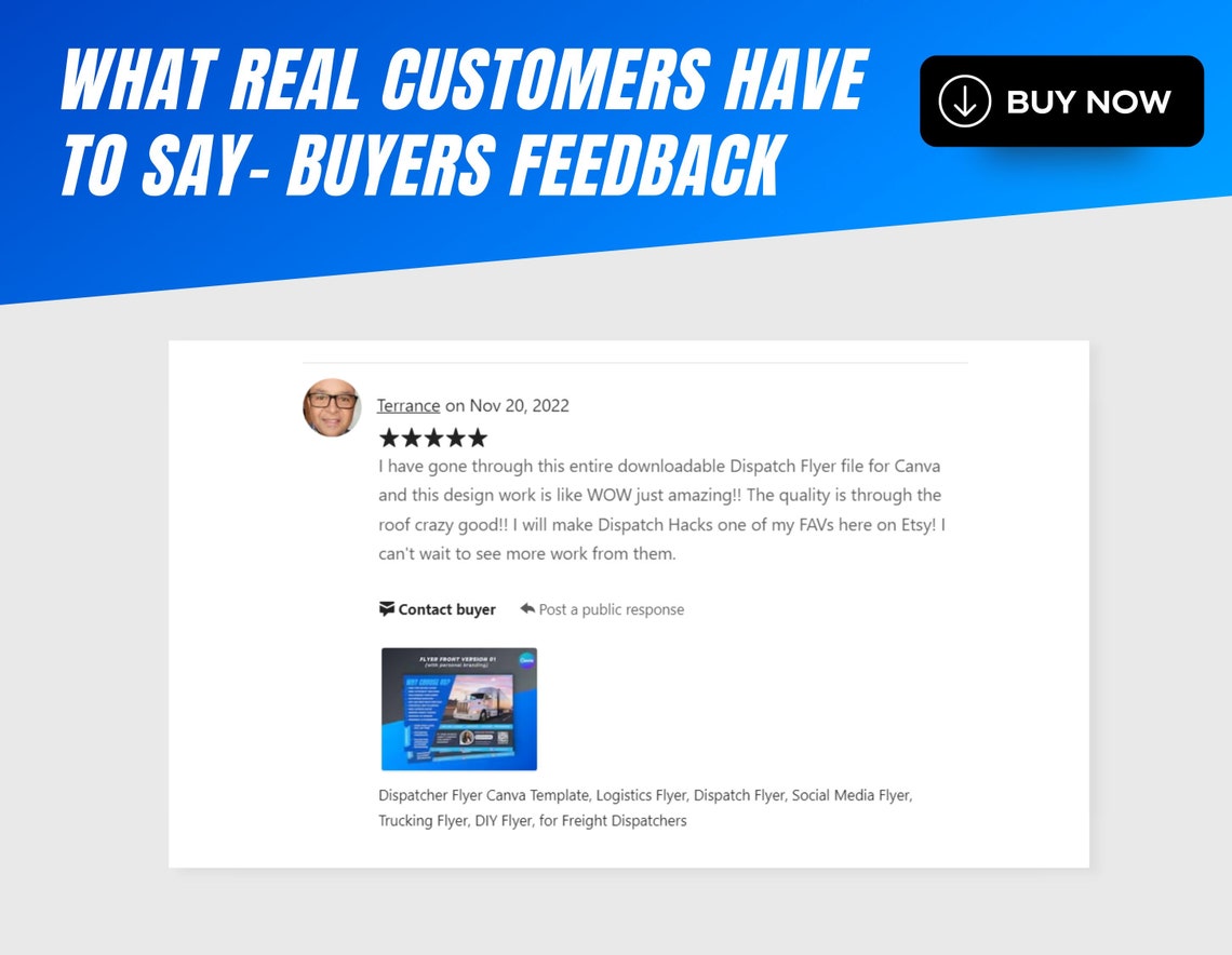 Dispatcher Flyer Canva Template Logistics Flyer Dispatch - Etsy