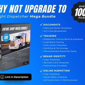 Dispatcher Logo Canva Templates, Dispatching Logo, Trucking & Logistics ...