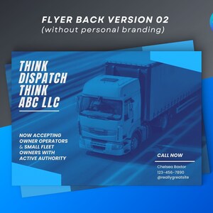 Dispatcher Flyer Canva Template, Logistics Flyer, Dispatch Flyer ...