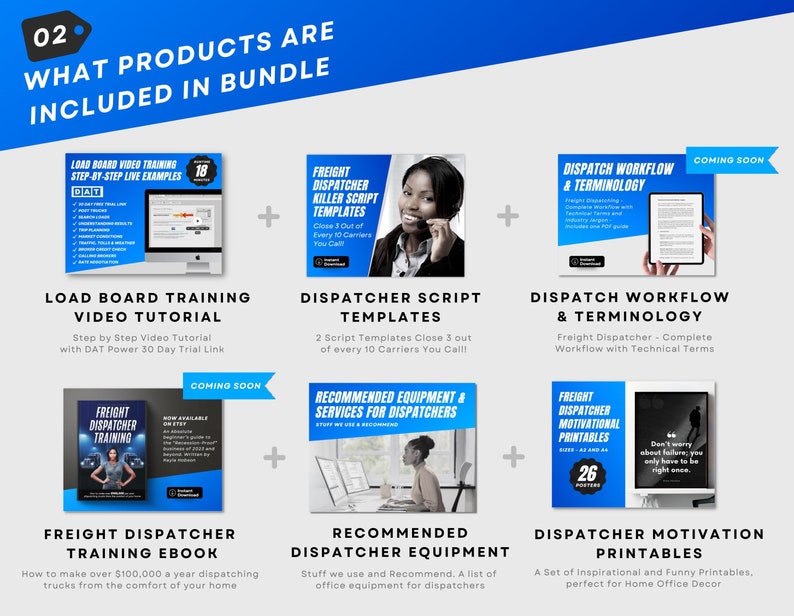 Freight Dispatcher Entire Shop Mega Bundle Perfect for - Etsy