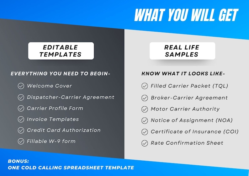 Freight Dispatcher-carrier Agreement, DFY Welcome Packet With Contracts ...
