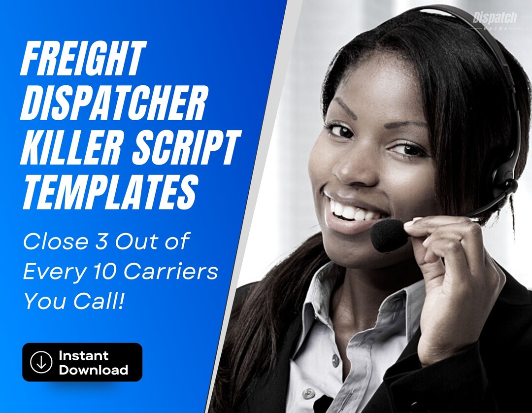 Freight Dispatcher Script Templates - Perfect for Independent Truck ...