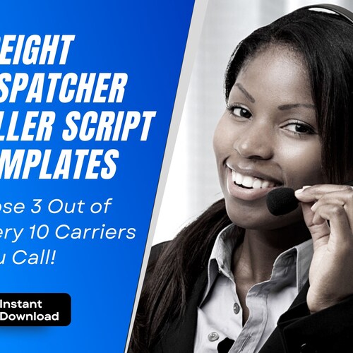 Freight Dispatcher Script Templates Perfect for Independent - Etsy