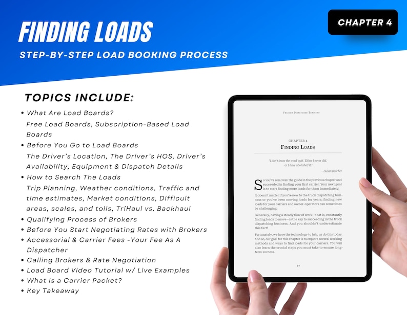 Freight Dispatcher Training Ebook: How to Build and Run a Successful ...