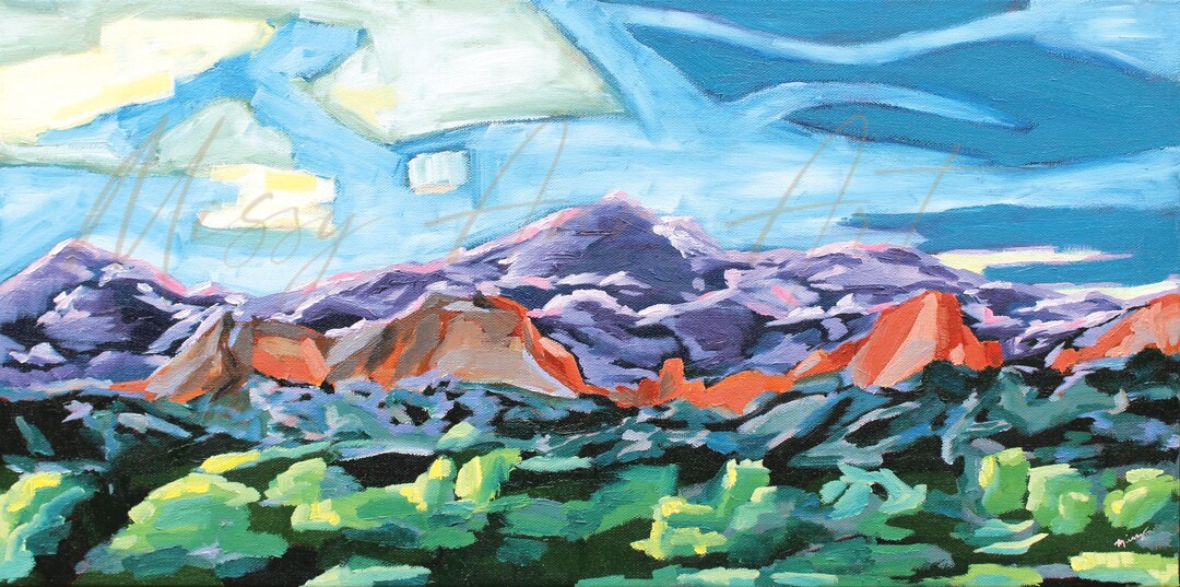Original Painting "mandy's View, Colorado" | One of a Kind ...