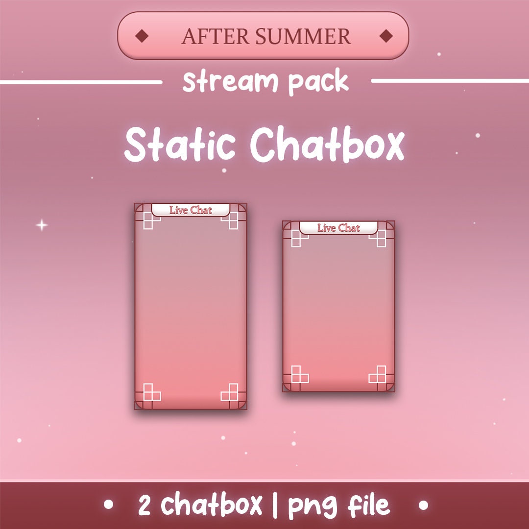Animated Stream Overlay Pack: After Summer Theme for Twitch, Youtube ...