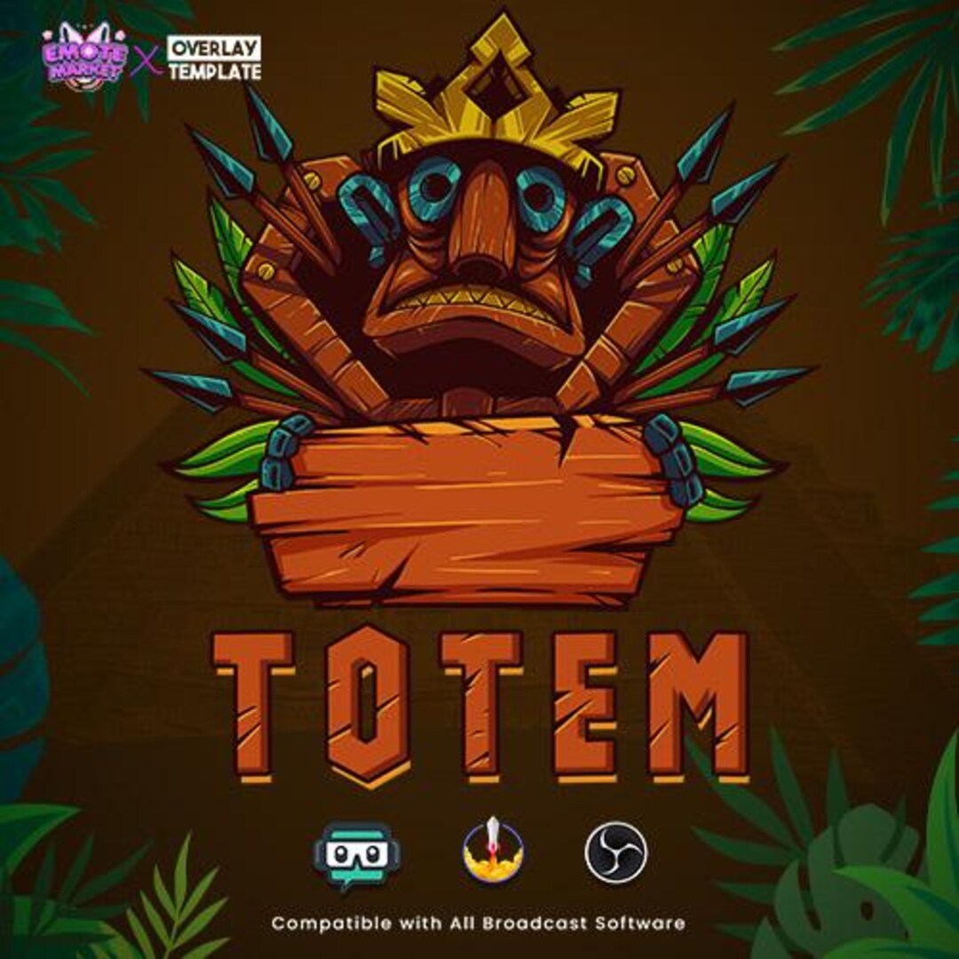 Animated Totem Stream Alerts: Twitch/obs Gaming Graphics - Etsy