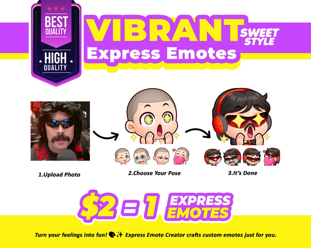 Sweet Vtuber Emotes | Charming & Playful Emoticon Set for Virtual ...
