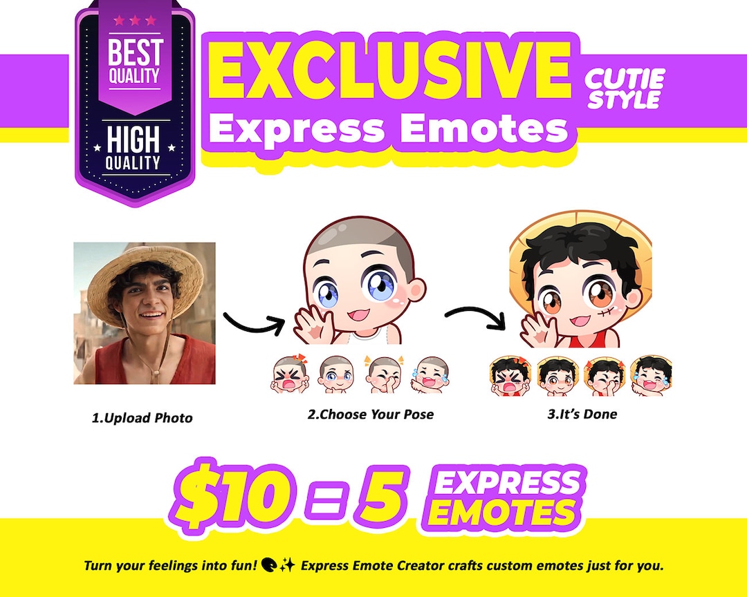 Cutie Emotes | Vibrant Twitch and Discord Emote | Kick & Vtuber ...
