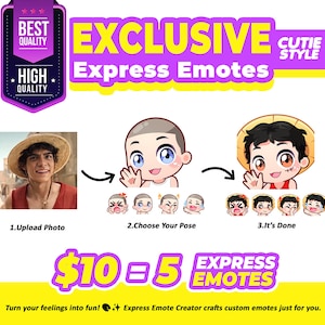 Cutie Emotes | Vibrant Twitch and Discord Emote | Kick & Vtuber ...