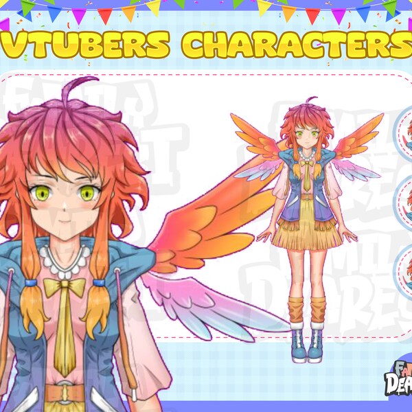 Vtuber Fairy Asset - Etsy