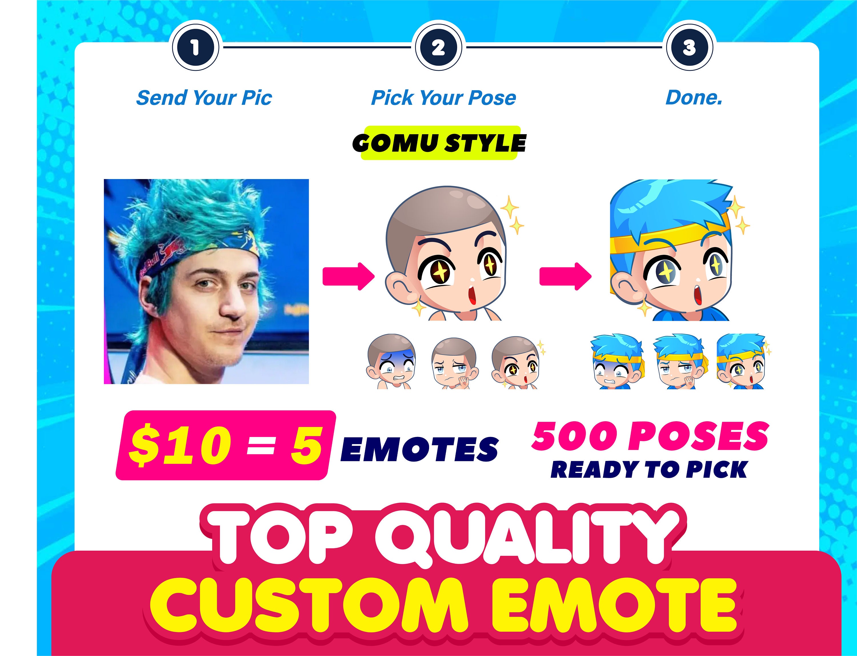 Tailored Twitch Icons | Adorable Emote Designs | Boost Your Streaming ...